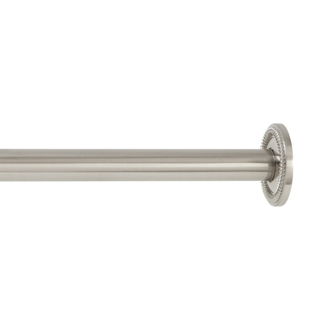 Mainstays 28-48 in.Adjustable Spring Tension Curtain Rod, 1/2 in ...