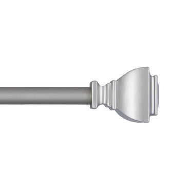Mainstays 28-48 in. Adjustable Cafe Curtain Rod, 7/16 in. Diameter ...