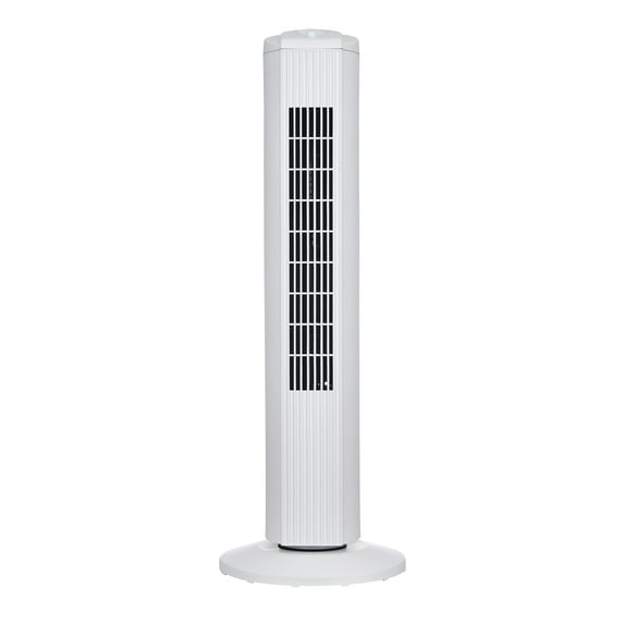 Mainstays 28 inch Tall, 3-Speed Oscillating Tower Fan, MSWMT24MW, New ...