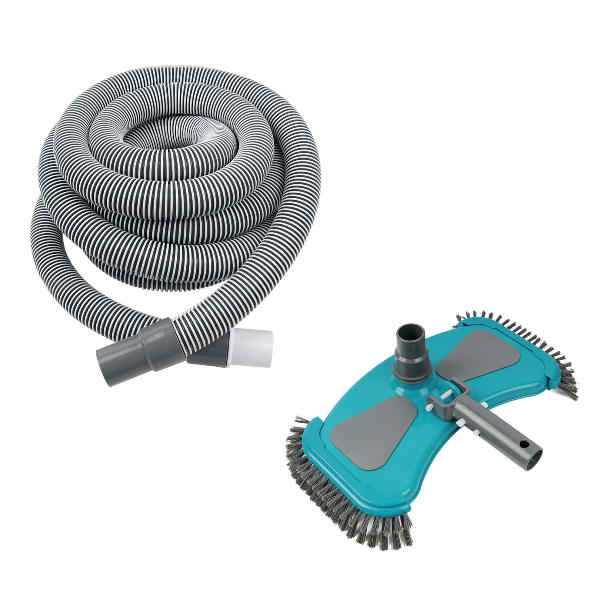 Mainstays Cleaning Kit for Pools - Two Piece - Teal & Grey & White ...