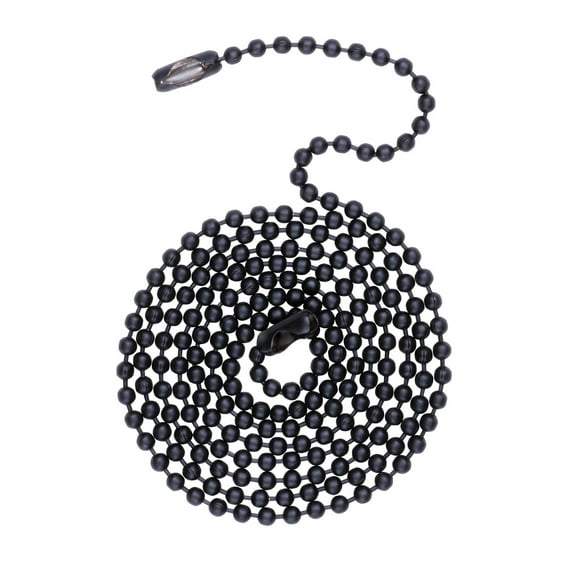 Mainstays 3' Universal Black Metal Ceiling Fan Pull Chain Extension ...