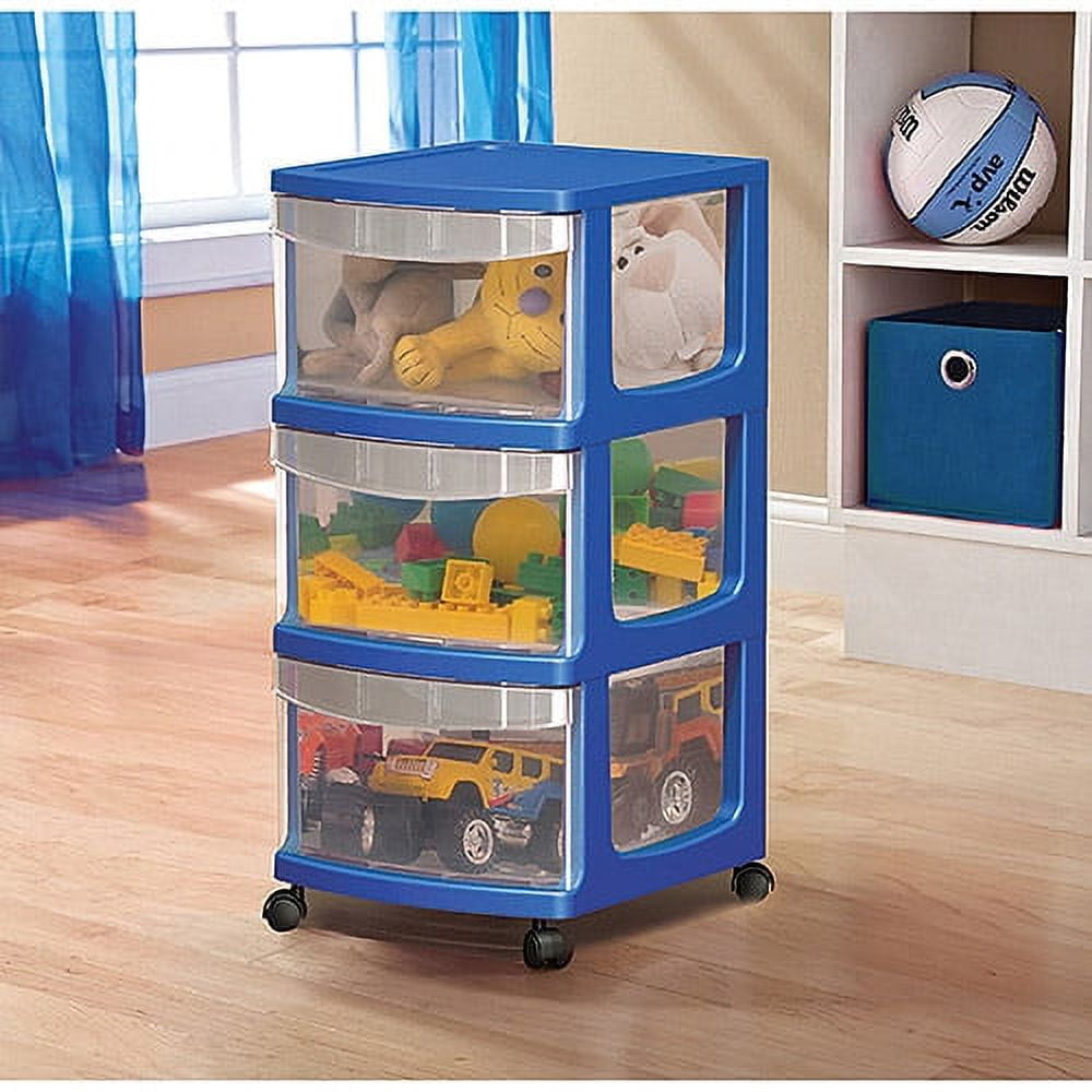 Mainstays 3-Drawer Medium Cart - Walmart Business Supplies