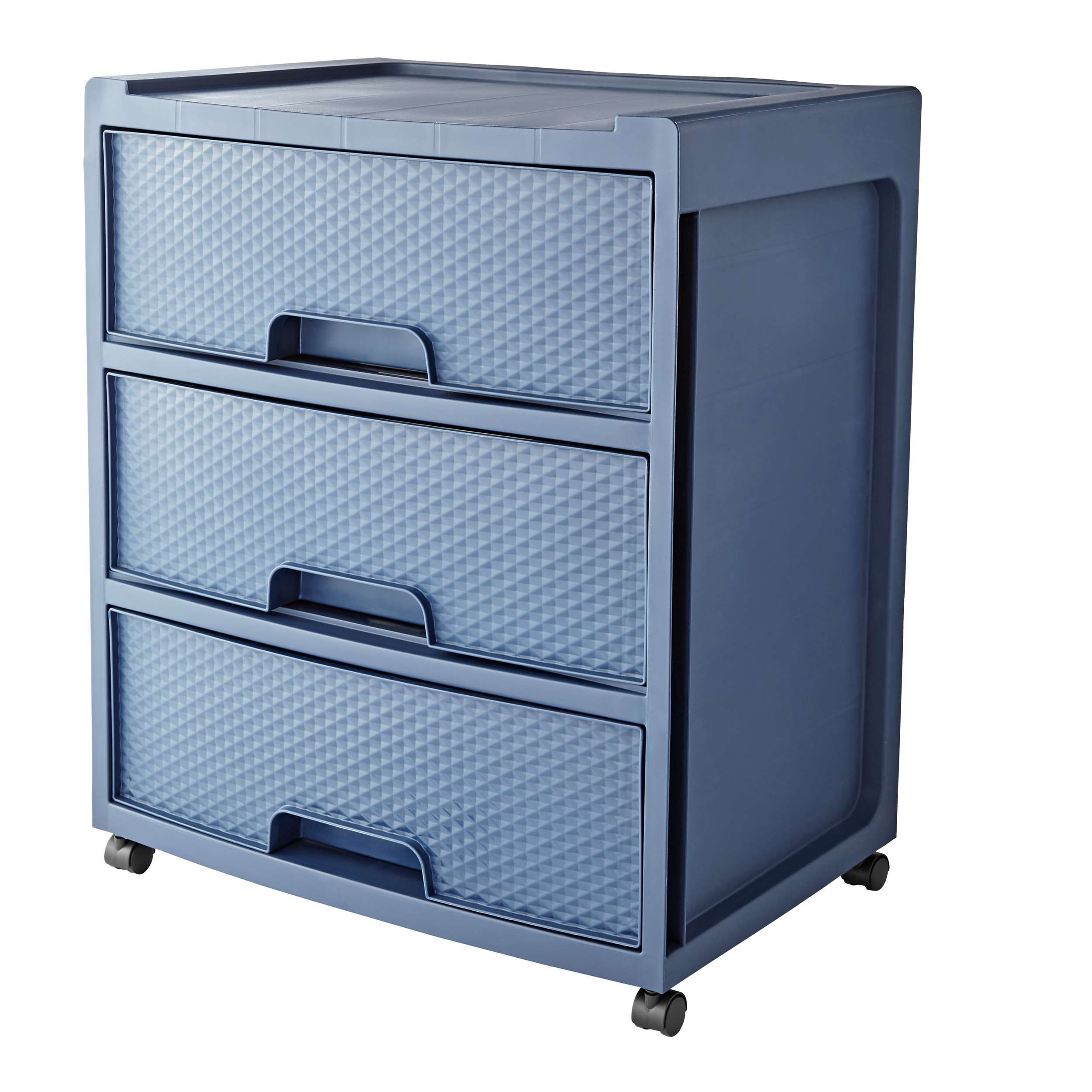 Sterilite Wide 3 Drawer Cart Moda Purple - Walmart.com