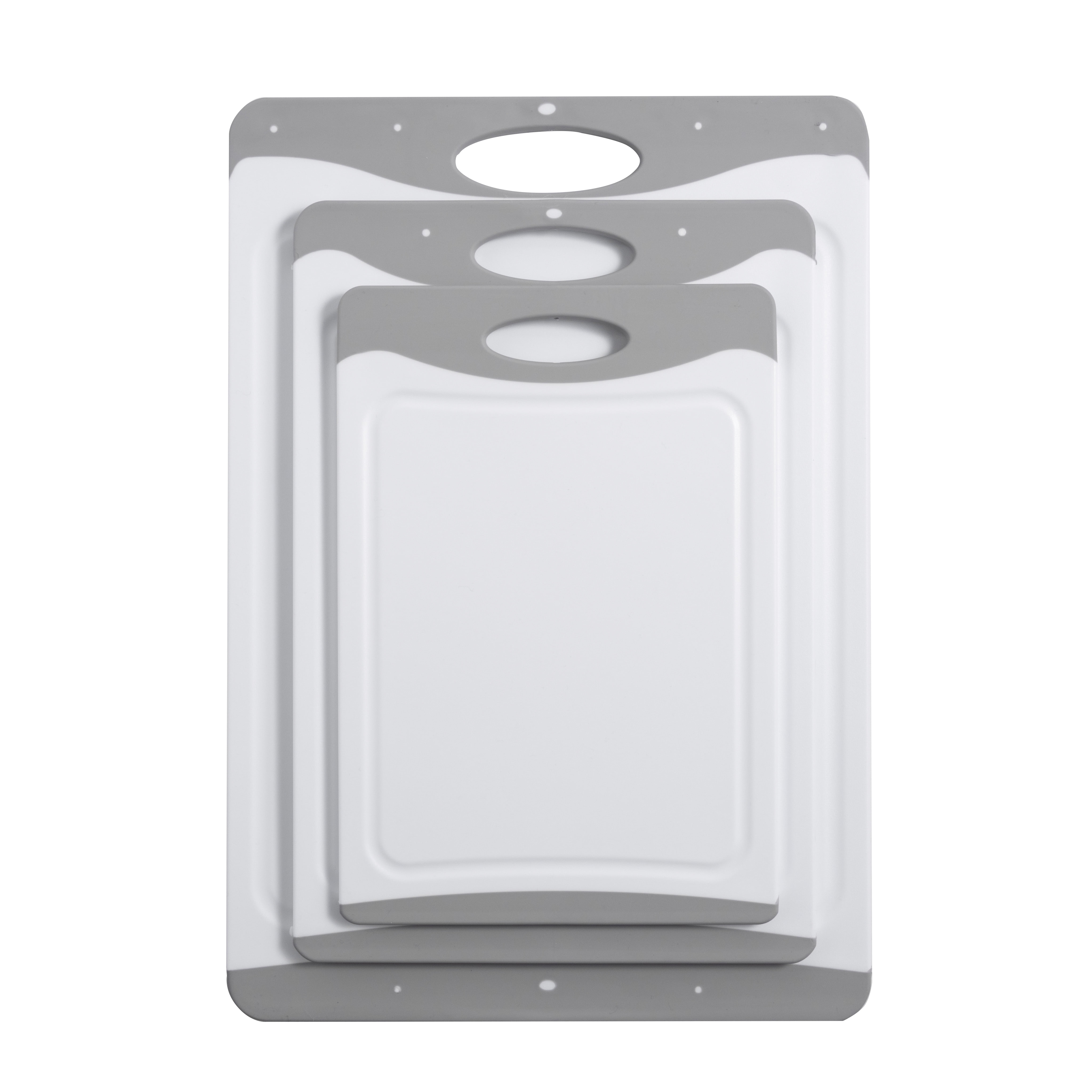 Mainstays 3-Piece Non-Slip Poly Cutting Boards, 50% Recycled PP, 16.9"x ...
