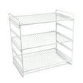 Mainstays 3-Tier Adjustable Storage Shelf, White - Walmart.com