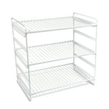 Mainstays 3-Tier Adjustable Storage Shelf, White - Walmart.com