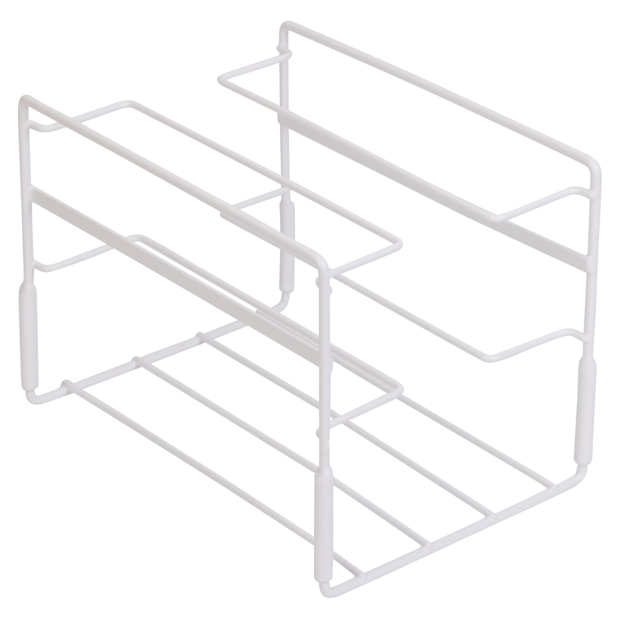 Mainstays 3-Tier Metal Wire Wrap Stand, White - Walmart.com
