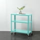 Mainstays 3-Tier Trolley Cart, Tiffany Blue - Walmart.com