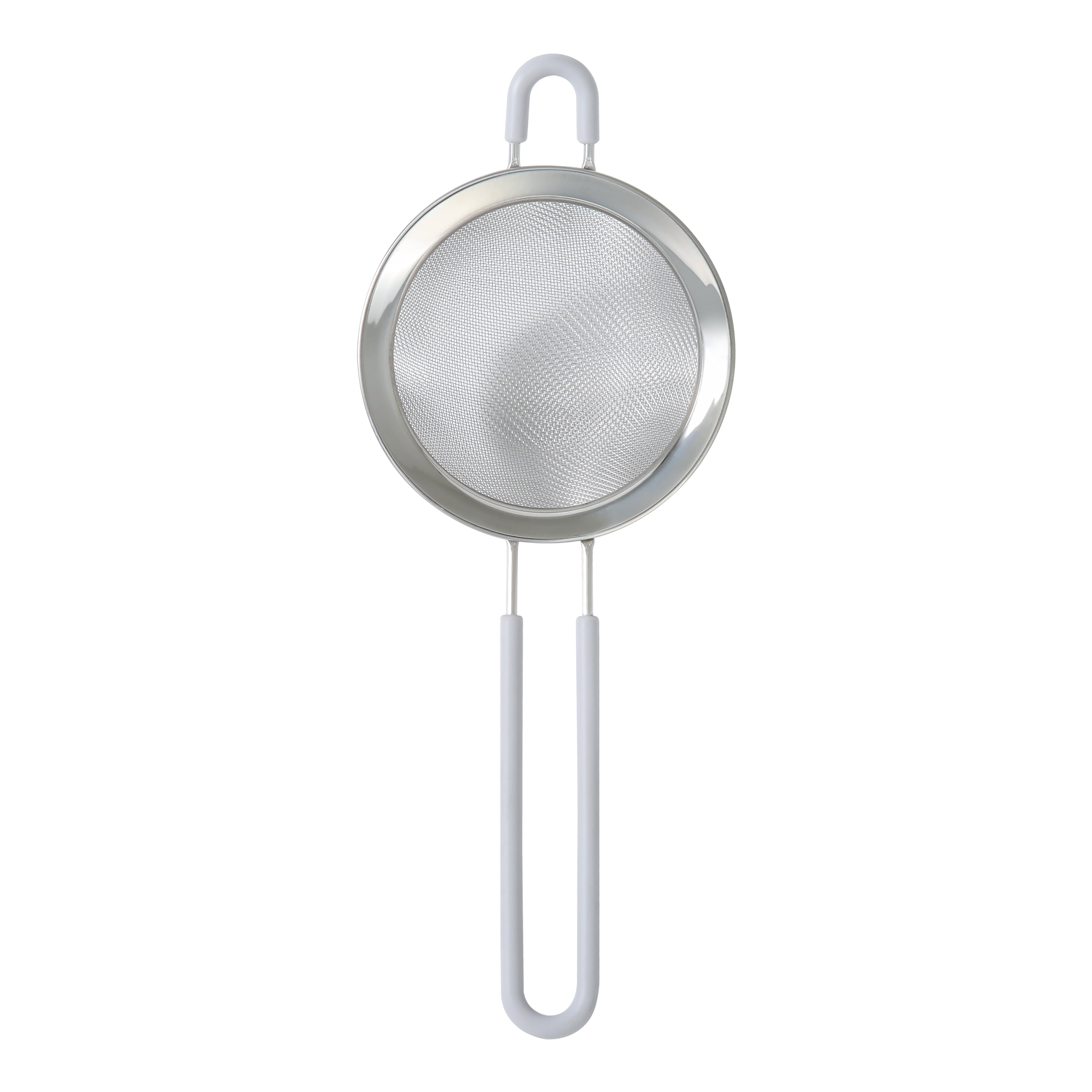 Mainstays 3-inch Stainless Steel Fine Mesh Strainer Silver Kitchen ...