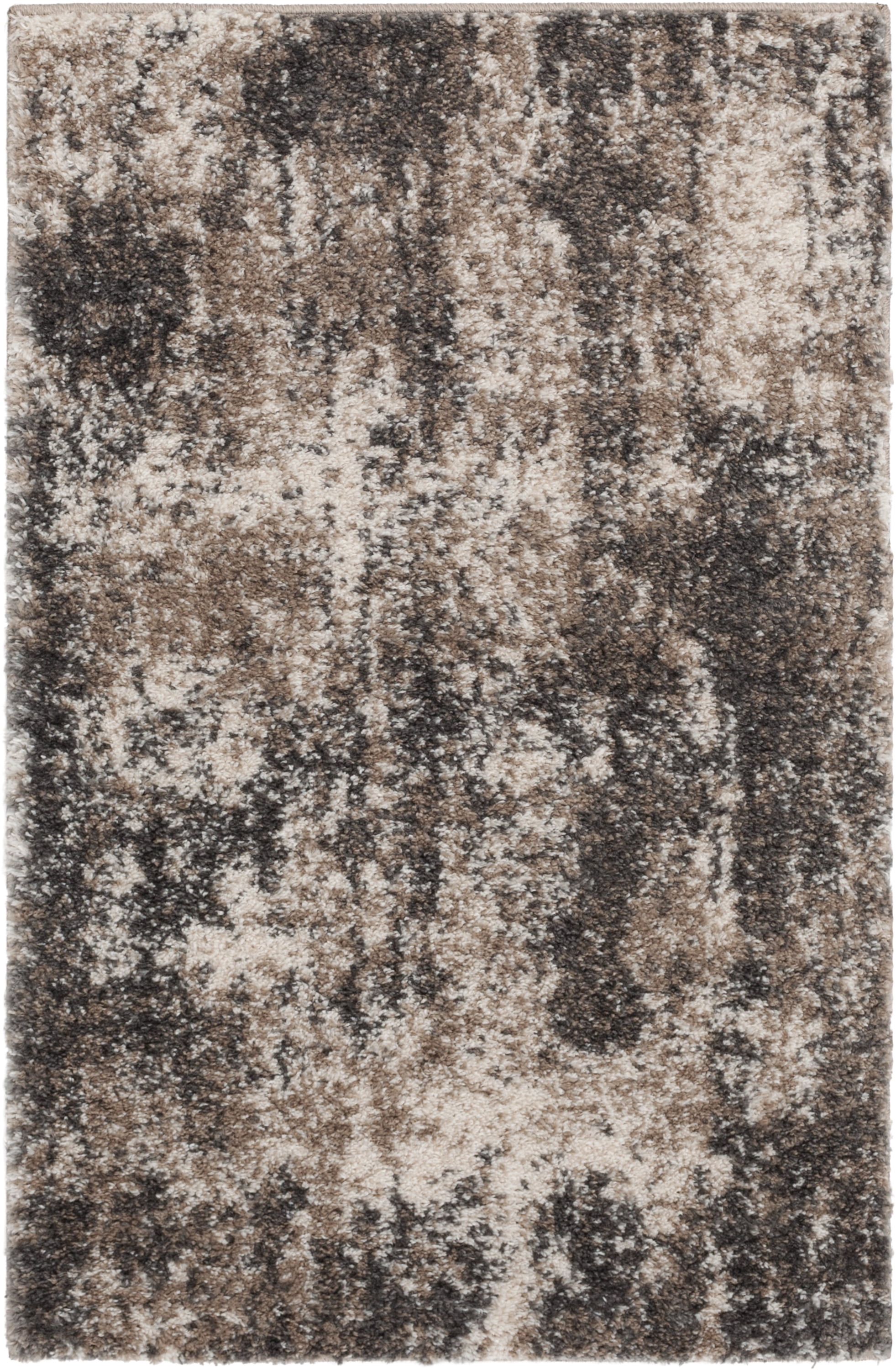 Mainstays 30"x46" Neutral Abstract Shag Indoor Accent Rug - Walmart.com