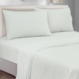 Mainstays 300 Thread Count Easy Care Percale Pillowcase Set of 2 ,King ...