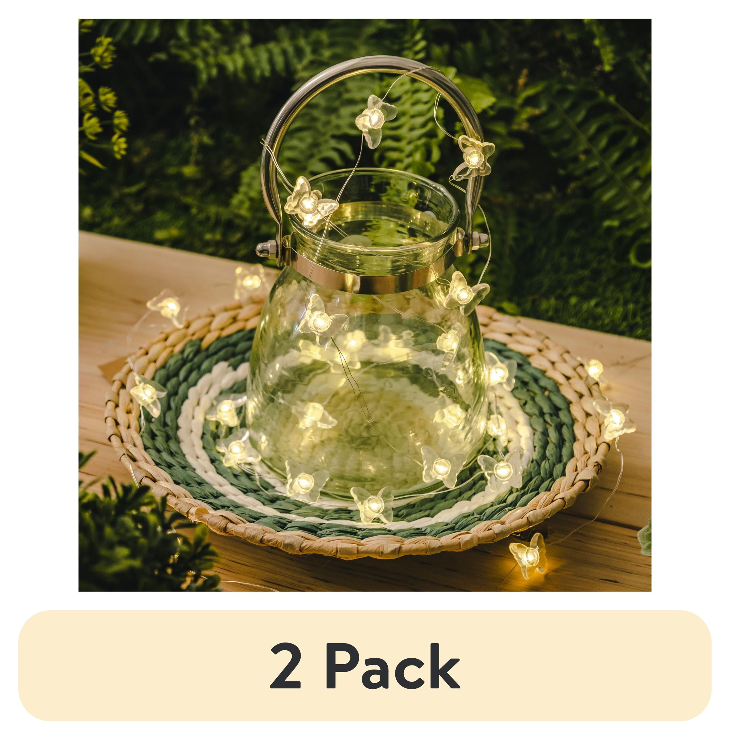 (2 pack) Mainstays 30ct Butterfly String Lights - Walmart.com
