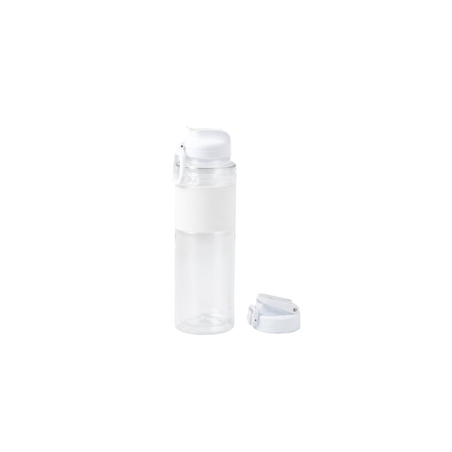 Mainstays 32 fl oz Arctic White Solid Print Plastic Water Bottle with 2 ...