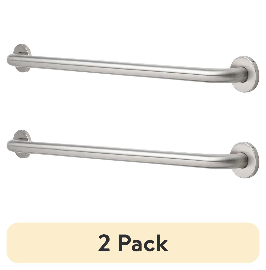 (2 pack) Mainstays 32 inch Grab Bar with 1-1/4 inch Diameter in ...