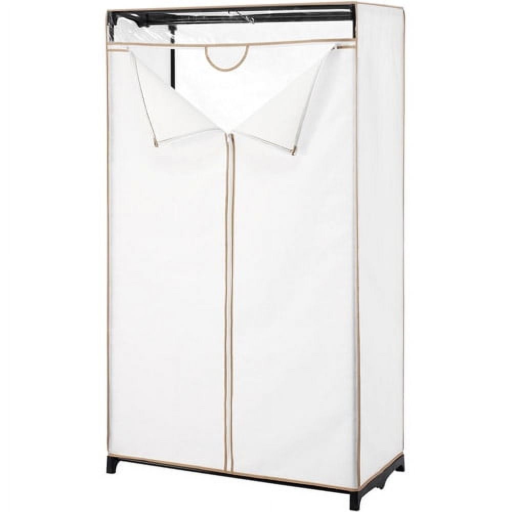 Mainstays 36 Clothes Closet Storage Rack with Zipper and Fabric Cover ...