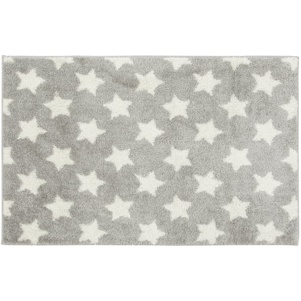Mainstays 36"x56" Gray Rising Star Indoor Area Rug - Walmart.com