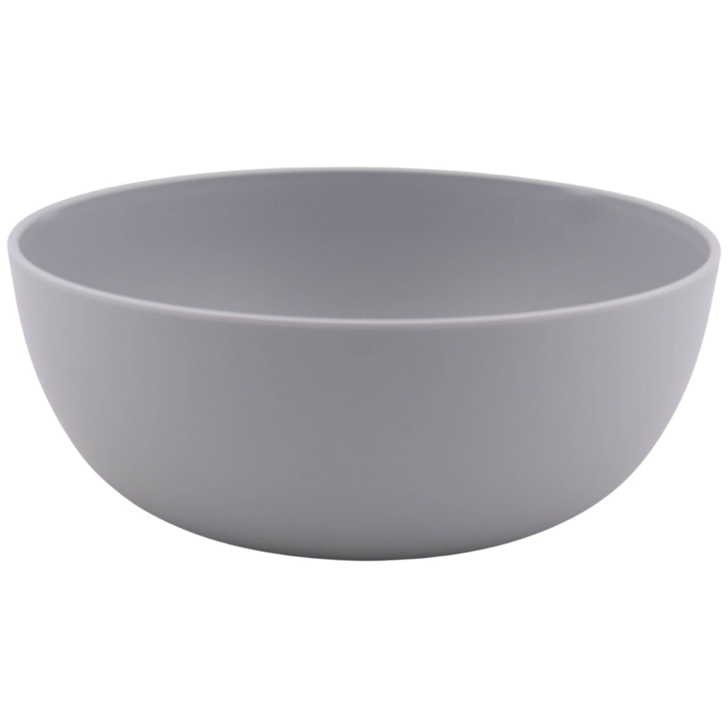 Mainstays 38-Ounce Round Plastic Bowl, Grey - Walmart.com