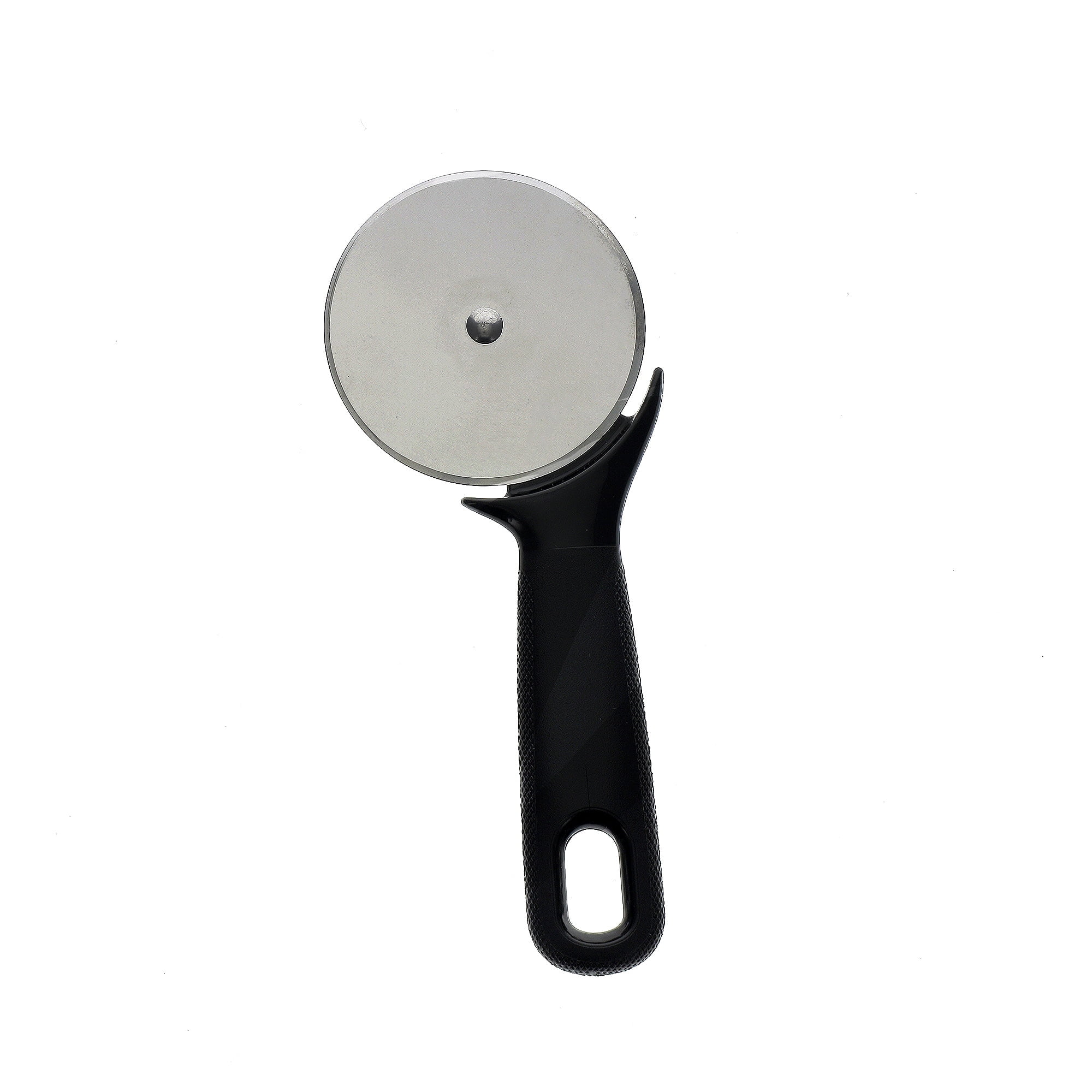 Mainstays 3in Ergonomic Lightweight Stainless Steel Pizza Cutter, Black ...