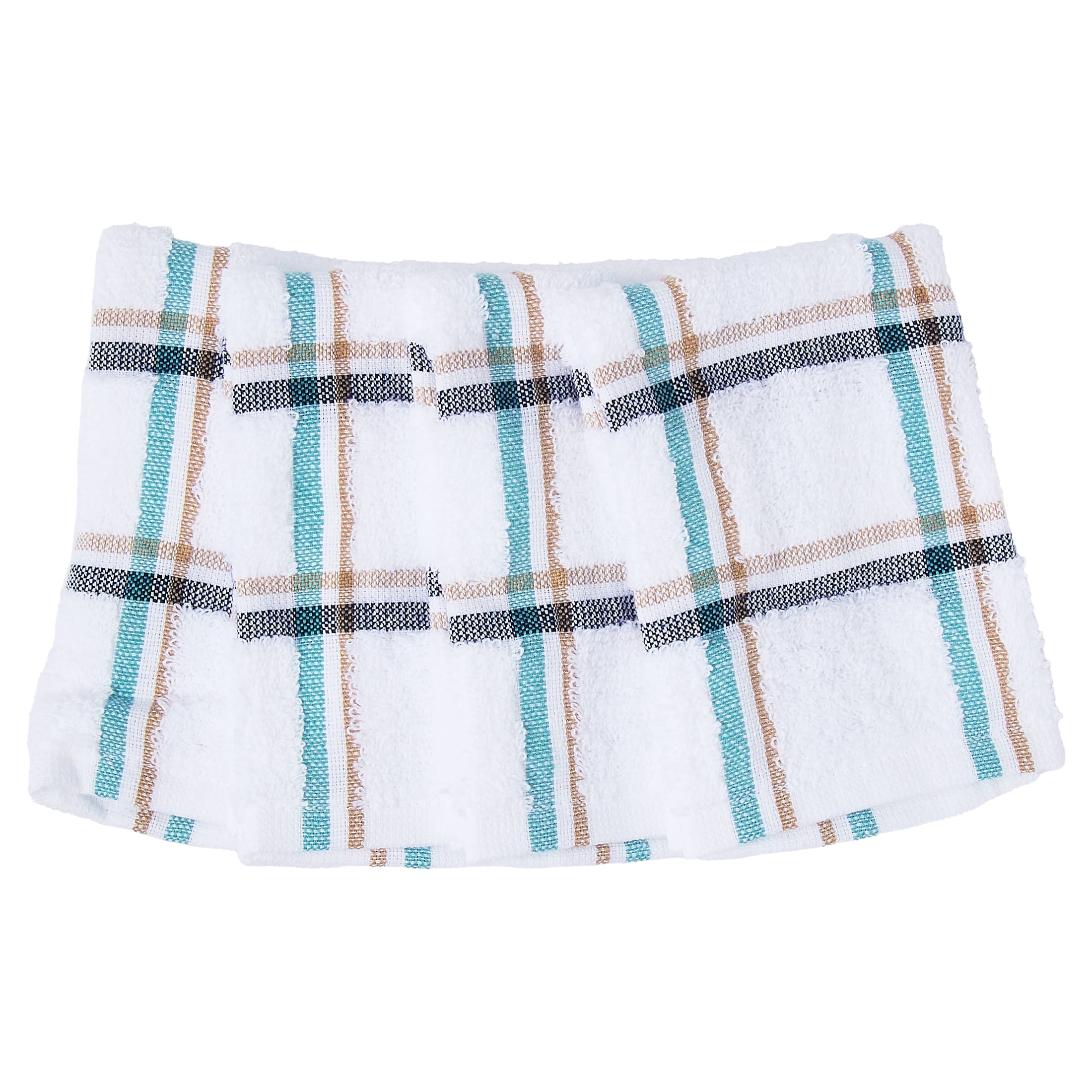 Mainstays Multi-Color Stripe Cotton Kitchen Dish Cloth Set, 4 Count ...