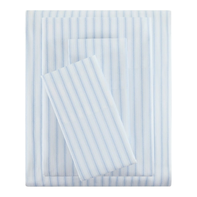 Mainstays 4-Piece 300 Thread Count Cotton Blend Percale Bed Sheet Set ...