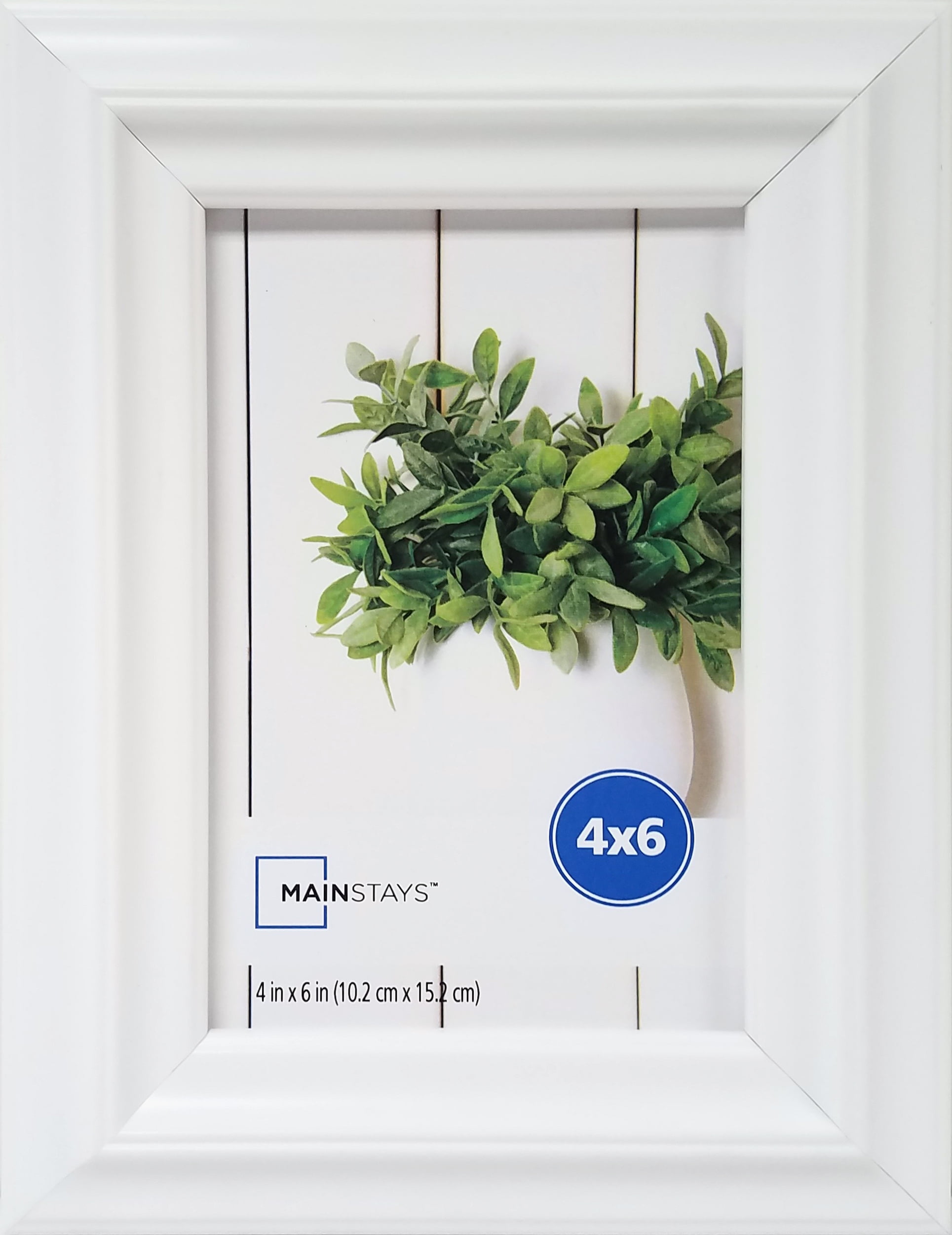 Mainstays 4" x 6" Traditional White Frame - Walmart.com