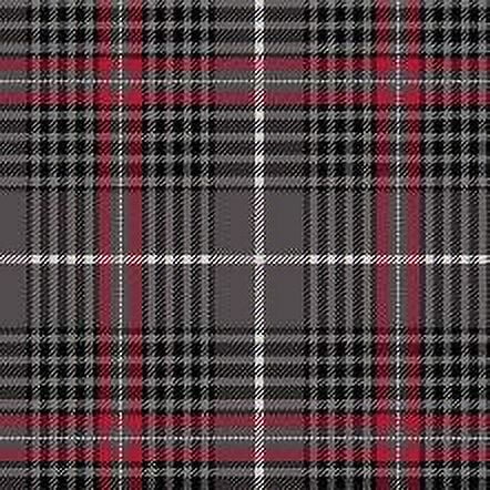 Mainstays 44" Cotton Flannel Plaid Red Gray Color Sewing Fabric by the ...