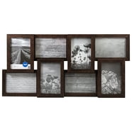 Mainstays Collage Picture Frame 4x6 4-Opening Wall Display Black Wood ...