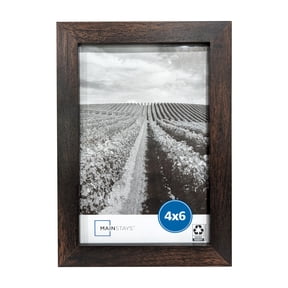 18x15 Frame Brown Rustic Solid Wood Picture Frame 1.5 Inches Wide ...