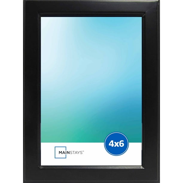 Mainstays 4x6 Stepped Frame Black - Walmart Business Supplies