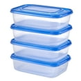 Mainstays Food Storage Container, 5.23 Cups, Rectangular, Stackable ...