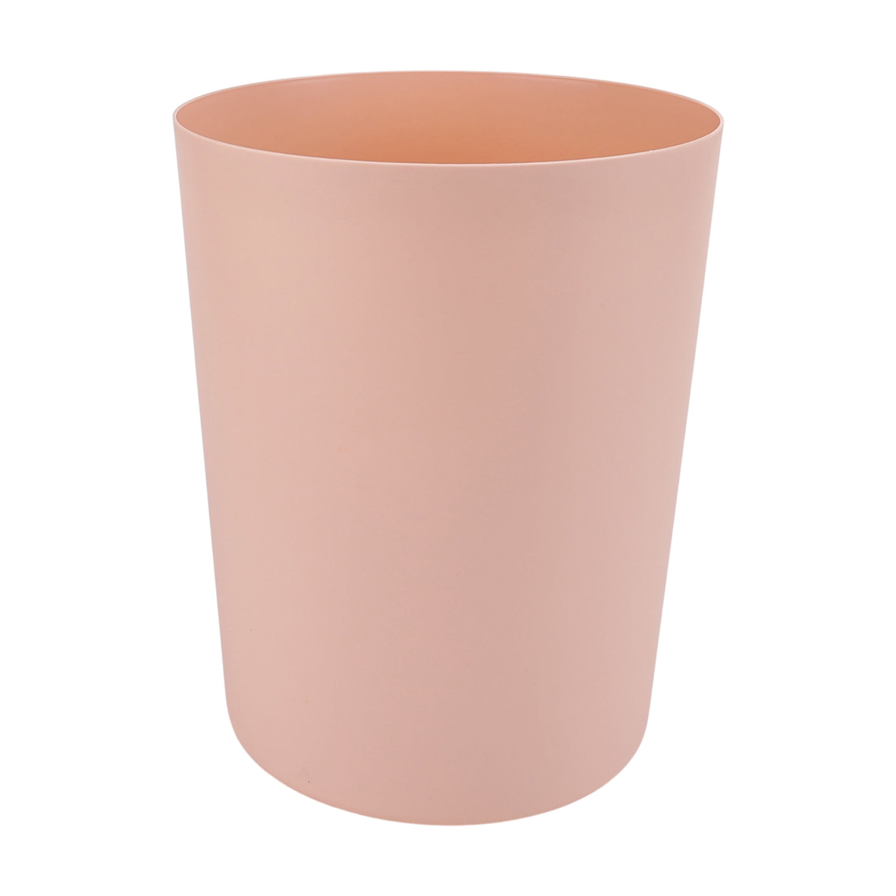 Mainstays 5 Gallon Pink Matte Plastic Wastebasket, Durable Office Trash ...