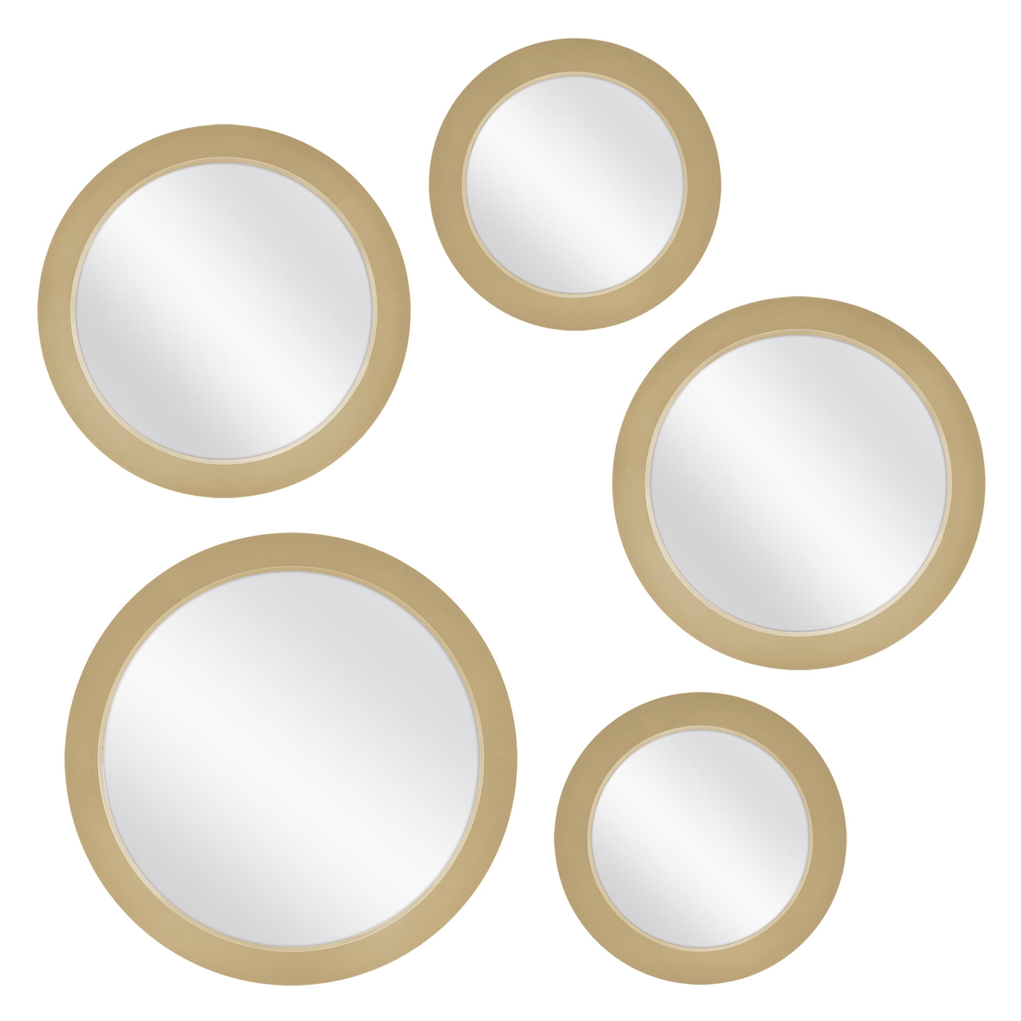 Mainstays 5-Piece Mirror Set - Circular Shape - Walmart.com
