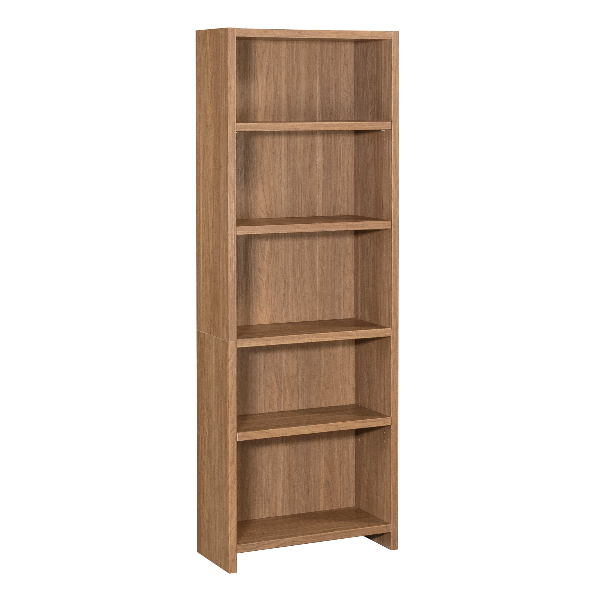 Mainstays Westley 5 Shelf Bookcase, Walnut Finish - Walmart.com