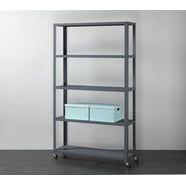 Mainstays 3-Tier Trolley Cart, Charcoal - Walmart.com