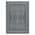 Mainstays 5' x 7' Navy Blue Medallion Outdoor Area Rug - Walmart.com