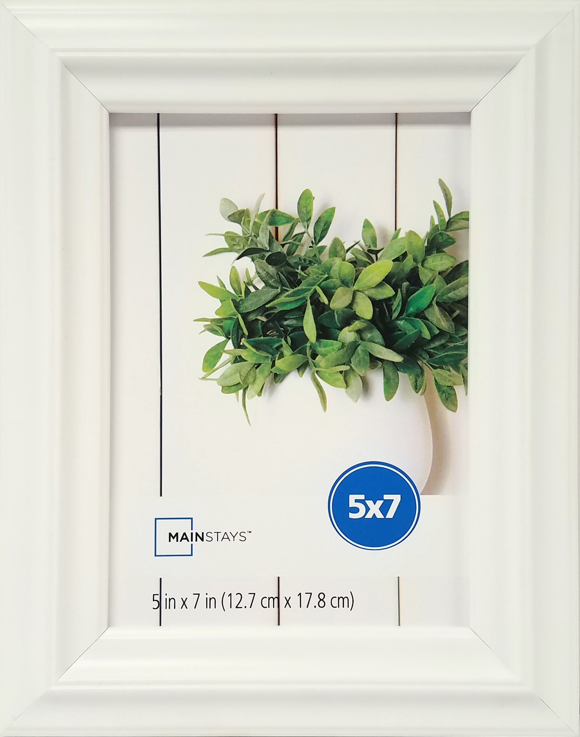 Mainstays 5" x 7" Traditional White Frame - Walmart.com