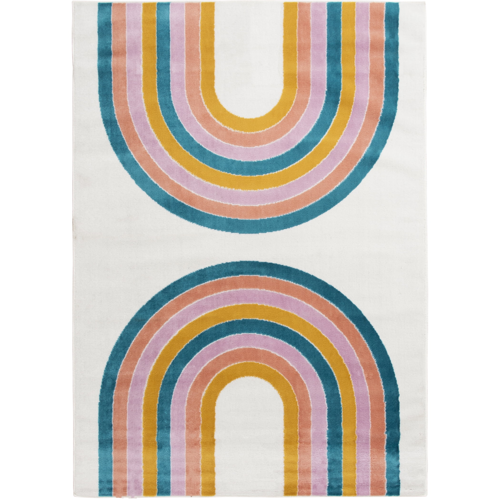 Mainstays 5'x7' Rainbow Arches Indoor Area Rug - Walmart.com