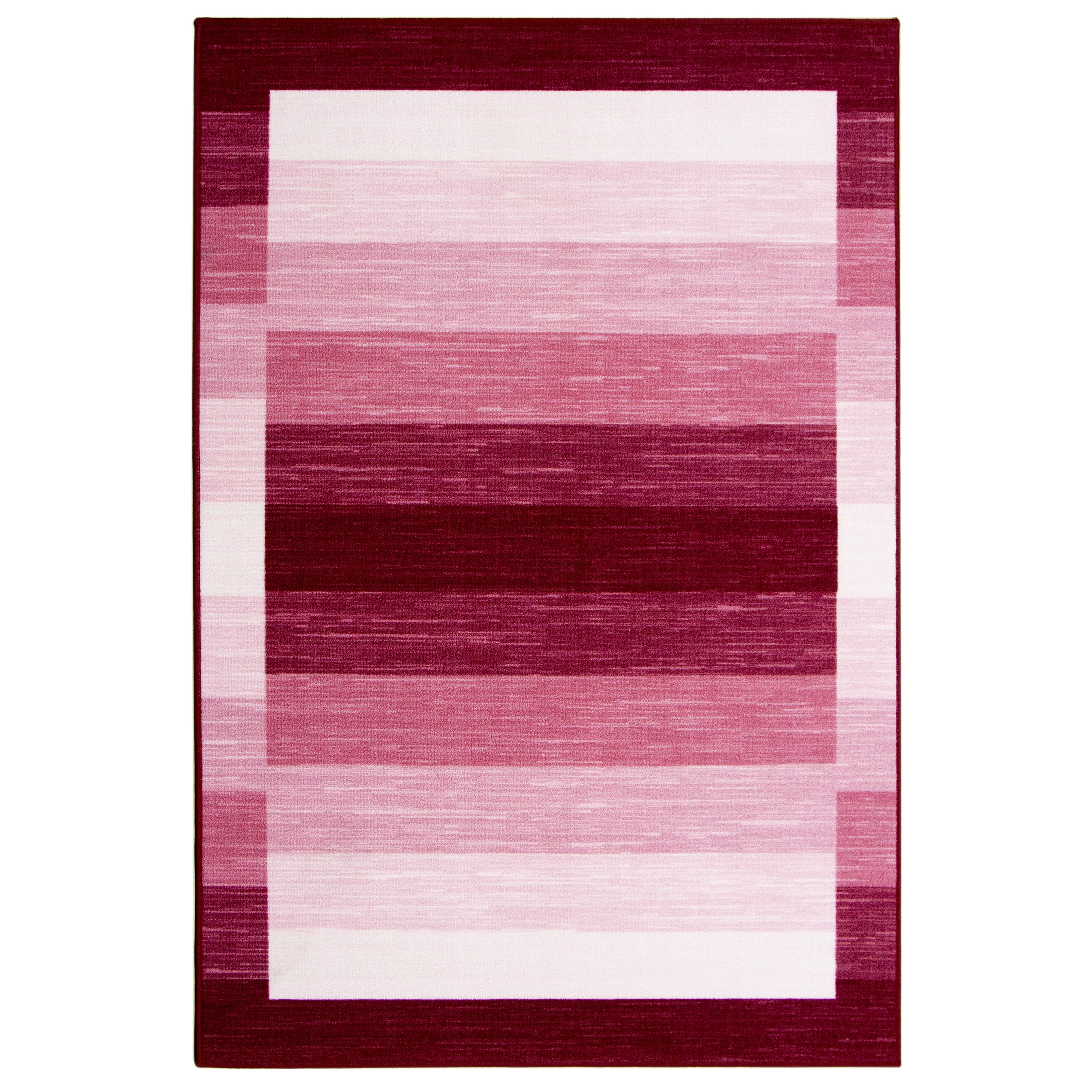 Mainstays 52" x 72" Ombre Border Rug Pink - Walmart.com