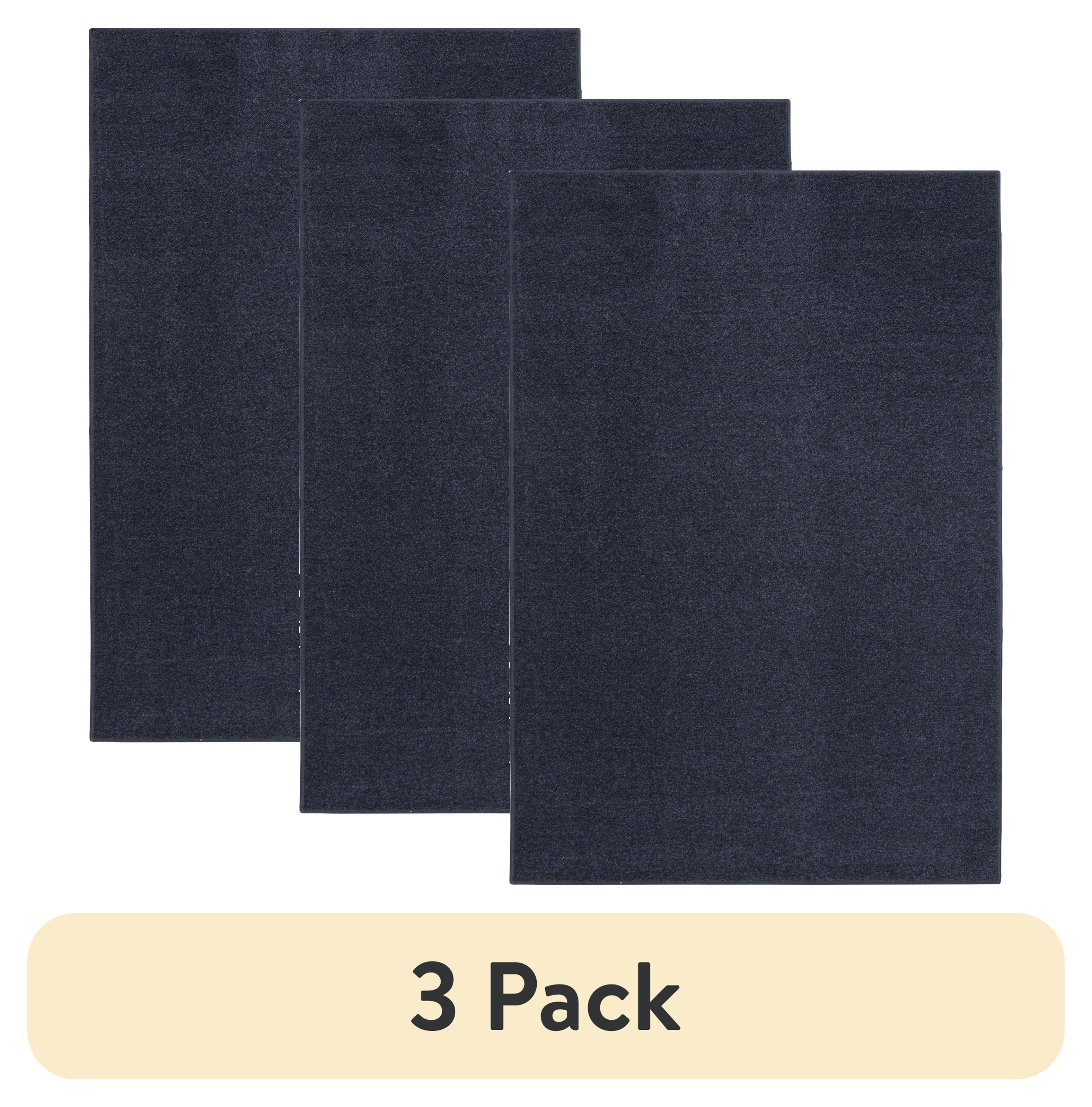 (3 pack) Mainstays 54" x 78" Titan Navy Blue Durable Indoor Utility ...