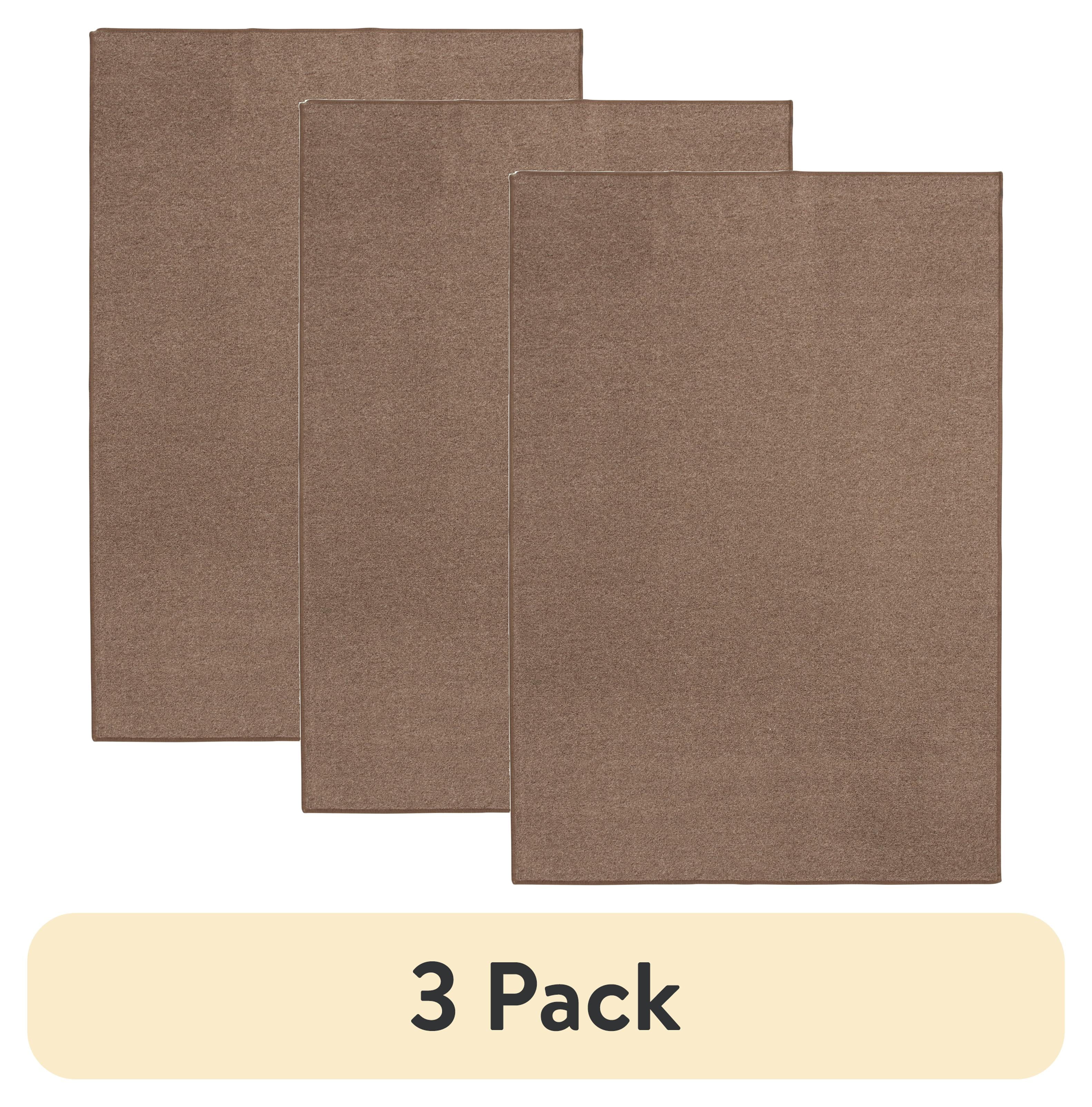 (3 pack) Mainstays 54" x 78" Titan Pecan Durable Indoor Utility Area ...