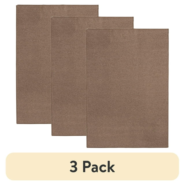 (3 pack) Mainstays 54" x 78" Titan Pecan Durable Indoor Utility Area ...