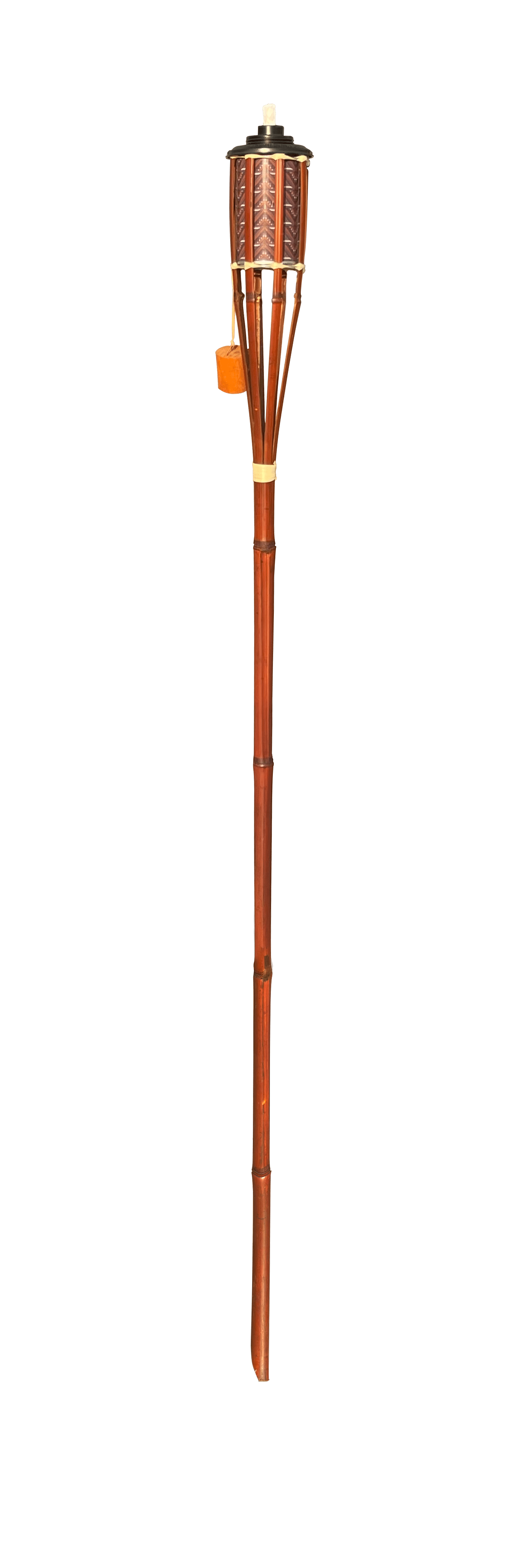 Mainstays 57in Stained Bamboo Yard Torch with Fiberglass Wick 12oz ...
