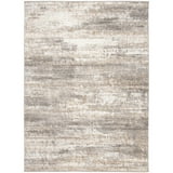 Free Shipping! Mainstays 5x7 Neutral Abstract Indoor Rug, Durable ...
