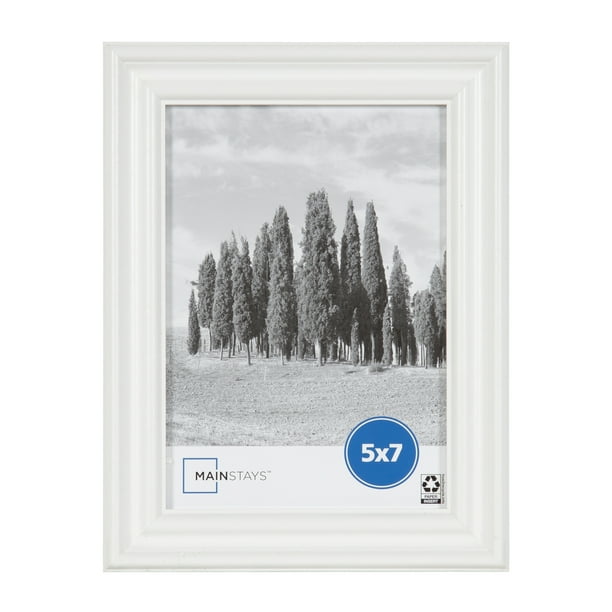 Mainstays 5x7 Traditional Gallery Wall Picture Frame, White - Walmart.com