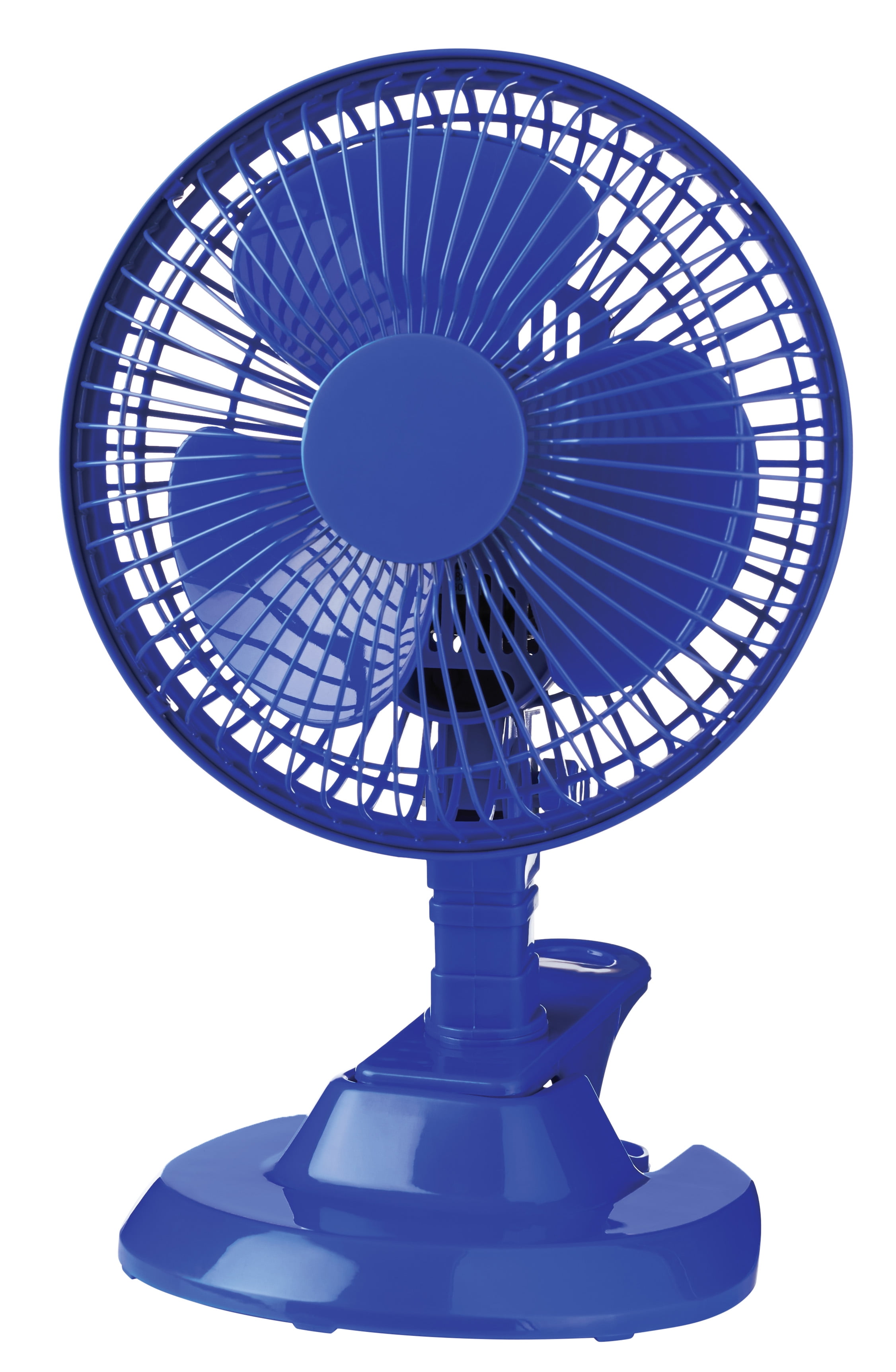 Mainstays 6'' 2 in 1 Portable or Clip Plastic Personal Fan , Blue ...