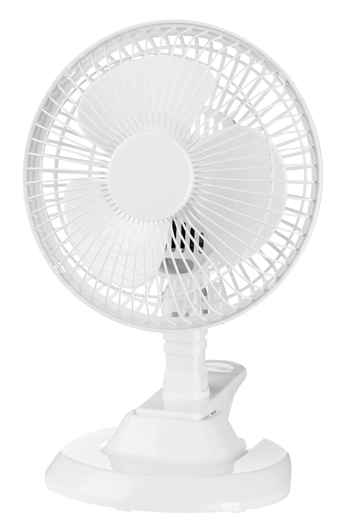 Mainstays 6'' 2 in 1 Portable or Clip Plastic Personal Fan, White ...
