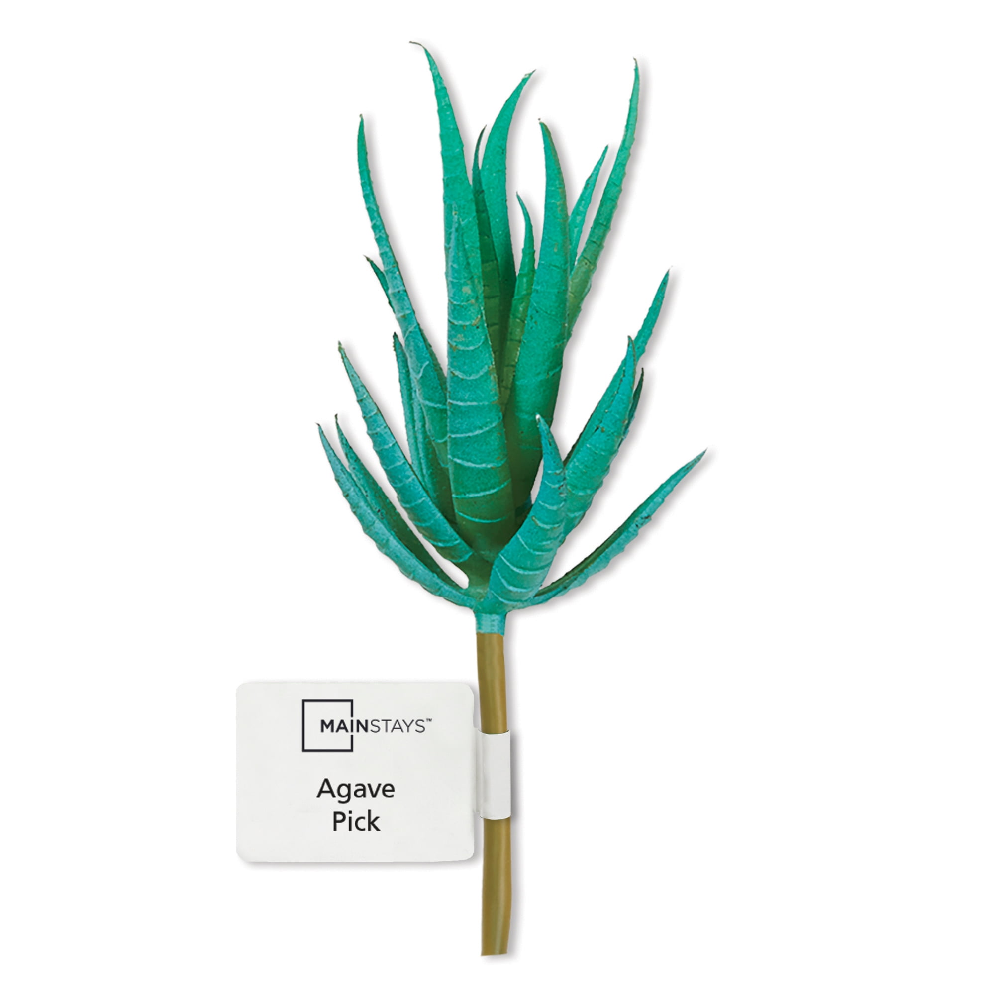 Mainstays 6.5" Artificial Aqua Agave Succulent Pick - Walmart.com