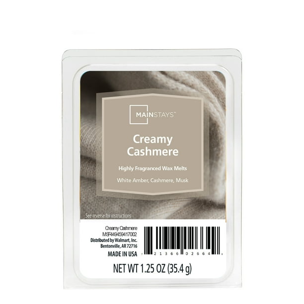 Mainstays 6-Cube Wax Melts, Creamy Cashmere, 1.25 oz - Walmart Business ...