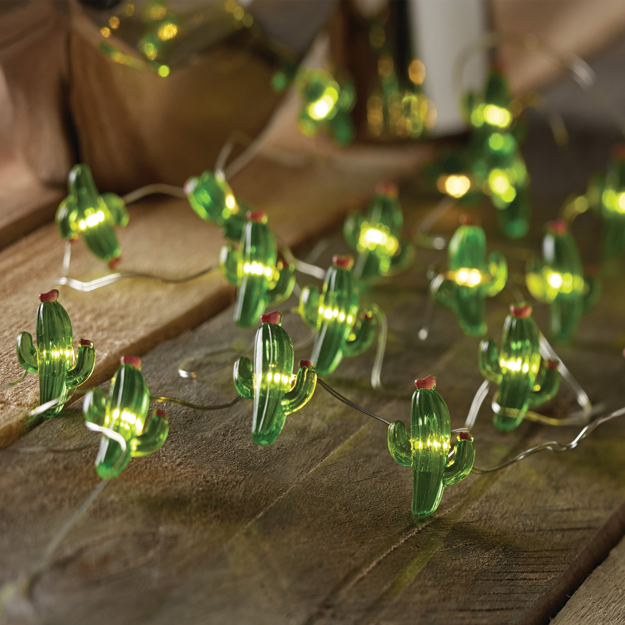 Mainstays 6' LED Cactus String Lights - Walmart.com