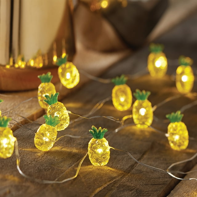 Mainstays 6' LED Pineapple String Lights - Walmart Business Supplies